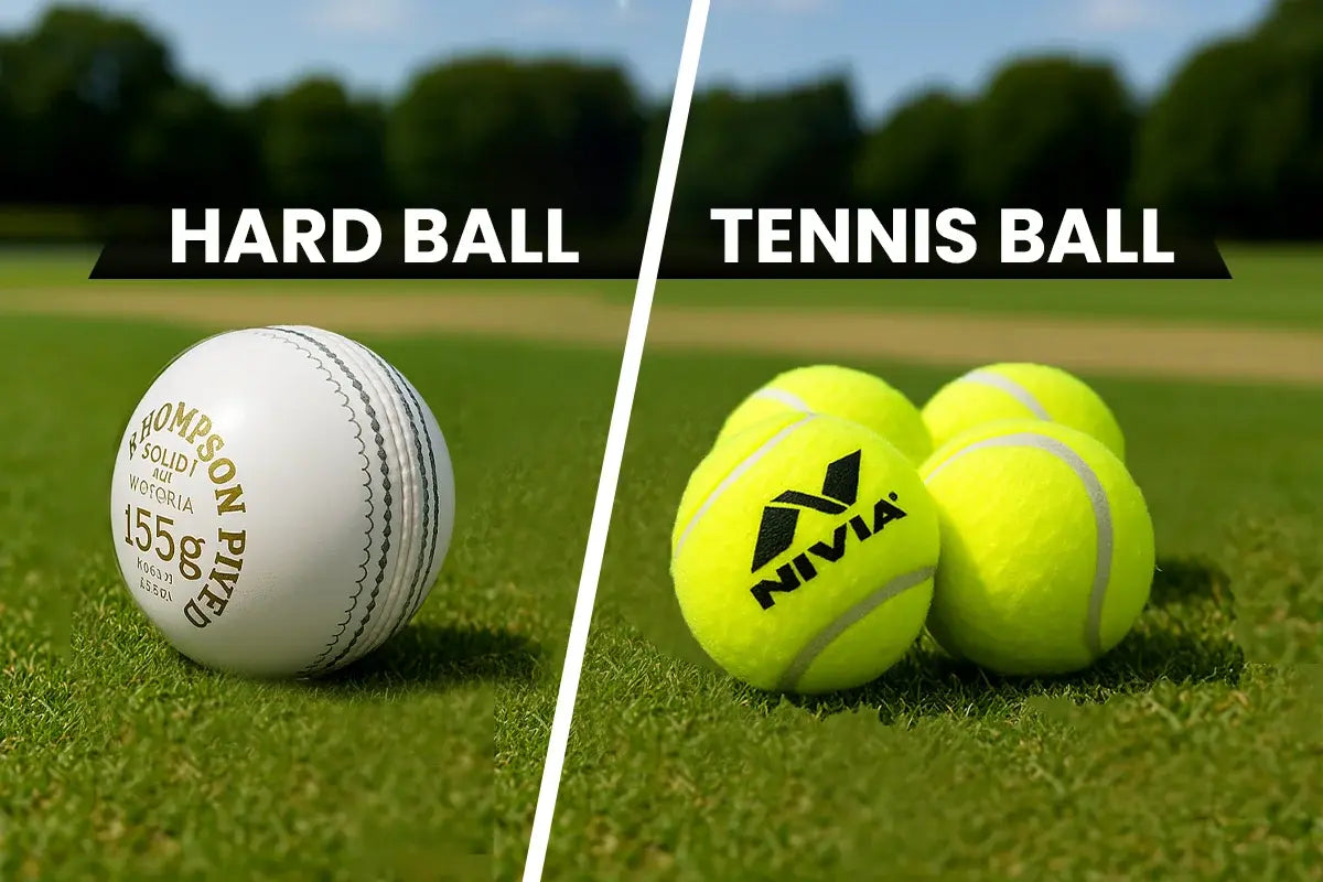 difference between cricket ball and baseball